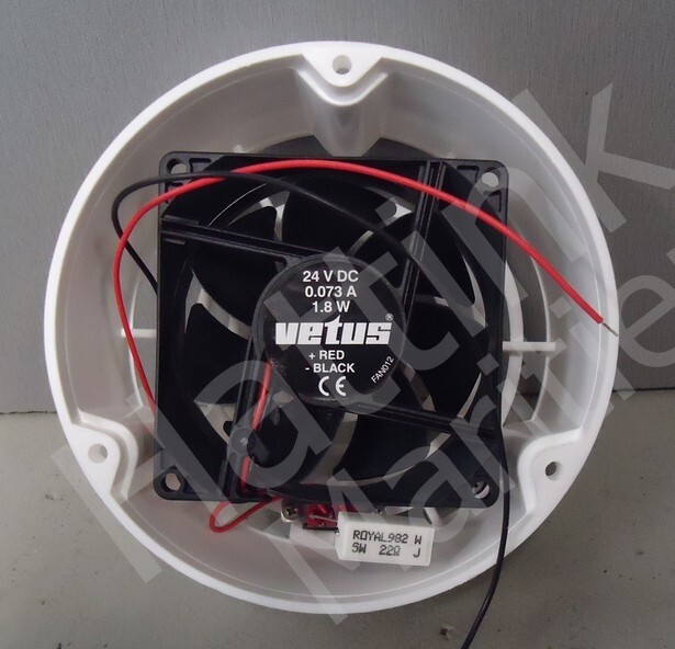 Ventilateur électrique Vetus, Type Ventilateur 24DC | Hattink Thermo Parts
